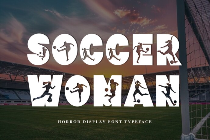Soccer Woman Font - Free Font
