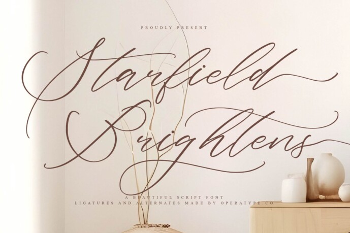 Starfield Brightens Font - Free Font