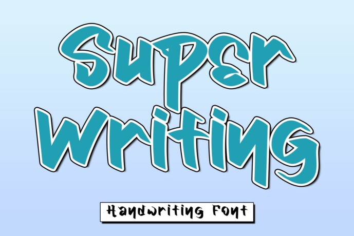 Super Writing Font - Free Font