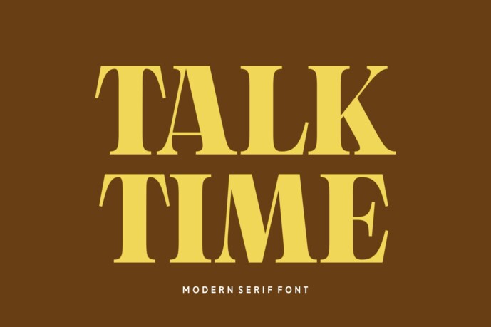 Talk Time Font - Free Font