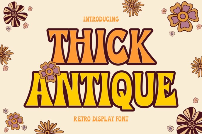 Thick Antique Font - Free Font