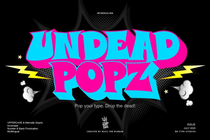 Undead Popz Font - Free Font