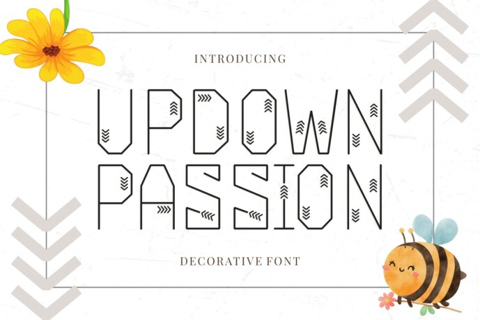 Updown Passion Font - Free Font