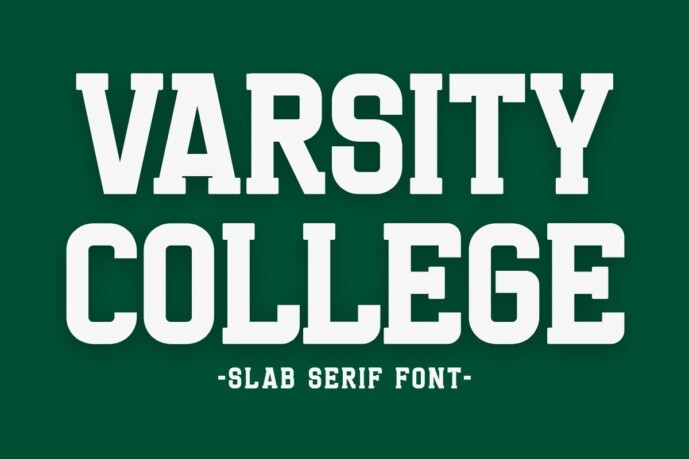 Varsity College Font - Free Font