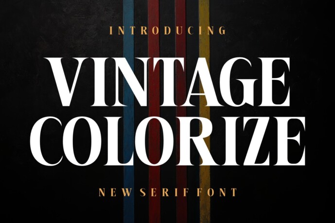 Vintage Colorize Font - Free Font