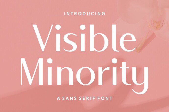 Visible Minority Font - Free Font