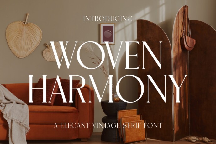 Woven Harmony Font - Free Font