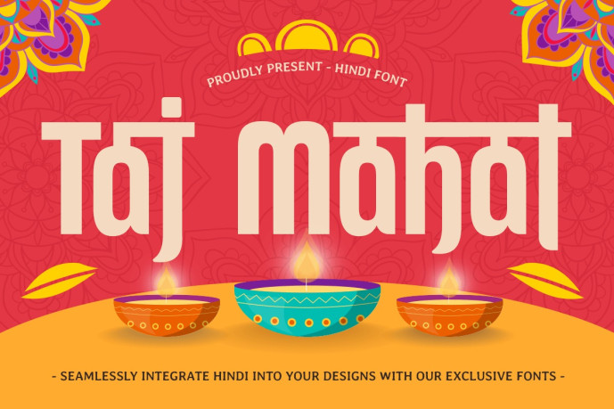 Taj Mahal Font - Free Font