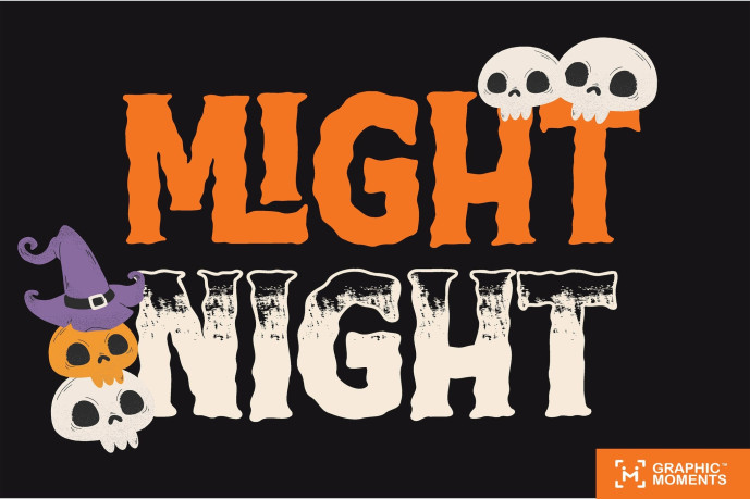 Halloween - Might Night Font - Free Font