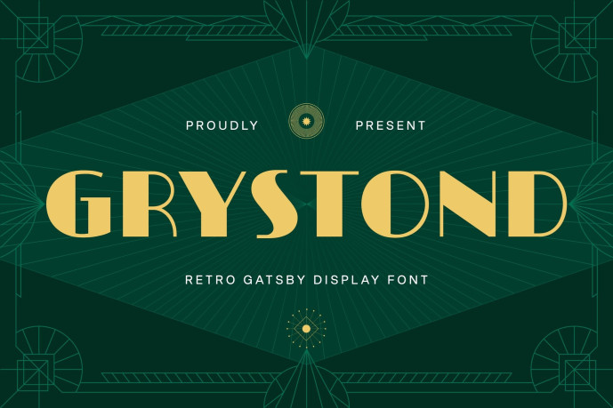 Grystond - Retro Gatsby Display Font - Free Font