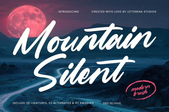 Mountain Silent Font - Free Font