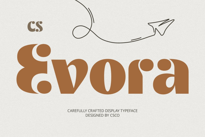 Evora – Bold Font - Free Font
