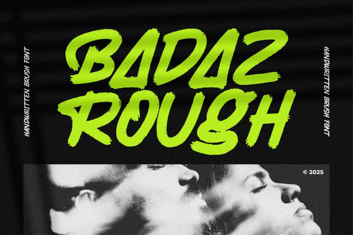 Badaz Rough Font - Free Font