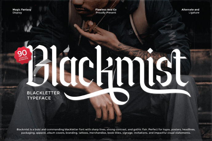Blackletter Blackmist Font - Free Font