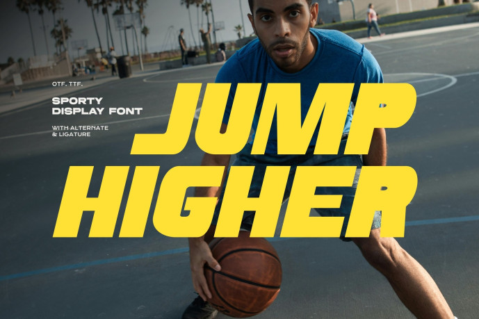 Jump Higher Font - Free Font