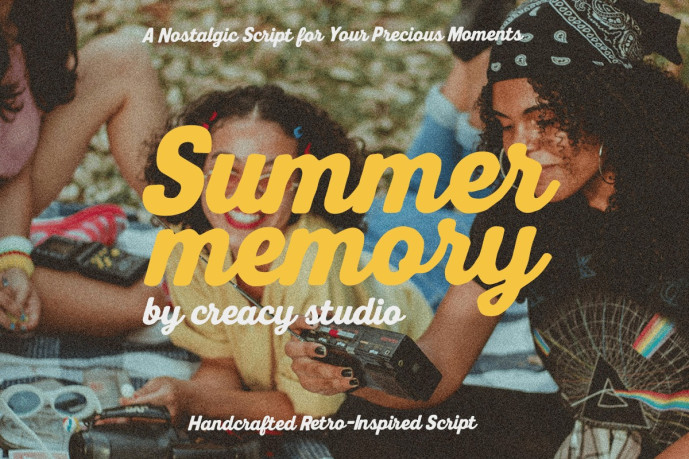 Summer Memory Font - Free Font