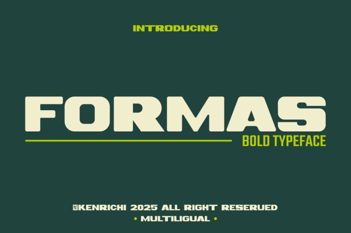 Formas Font - Free Font