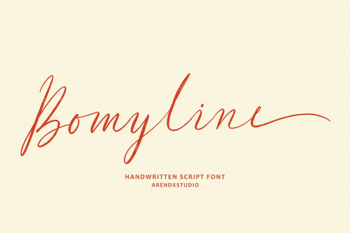 Bomyline - Script Font - Free Font