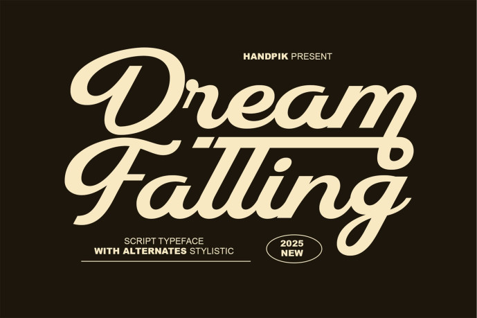 Dream Falling Font - Free Font