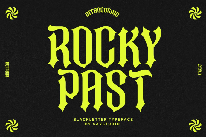 Rocky Past Font - Free Font