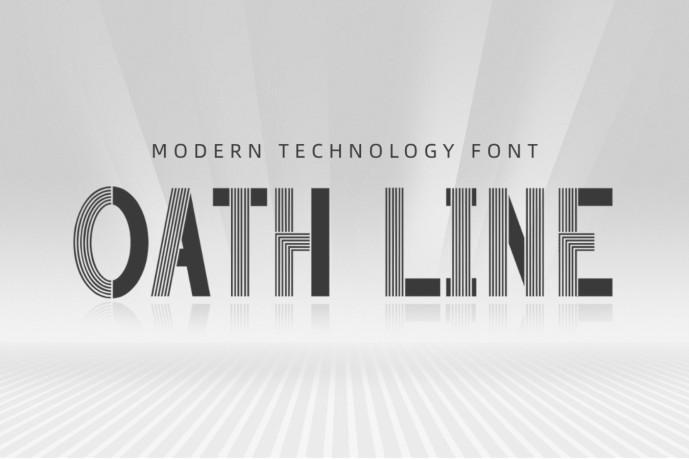 Oath Line Font - Free Font