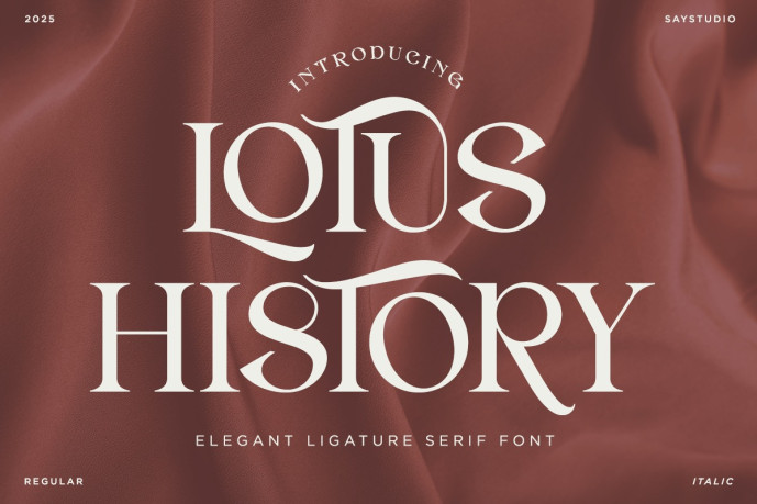 Lotus History Font - Free Font