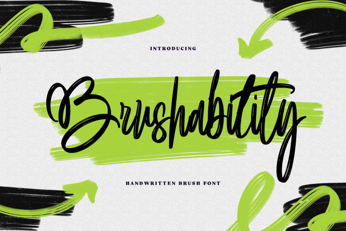 Brushability Brush Font - Free Font