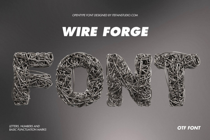 Wire Forge Font - Free Font