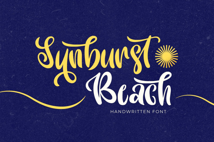 Sunburst Beach Font - Free Font
