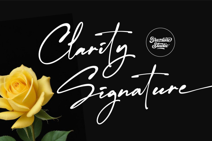 Clarity Signature Font - Free Font