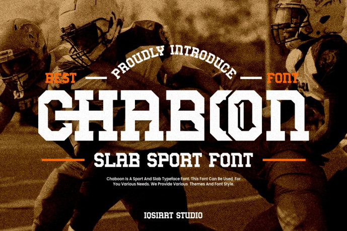 Chaboon - Slab Sport Font - Free Font