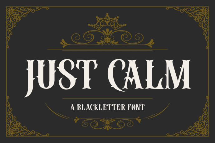 Just Calm Font - Free Font