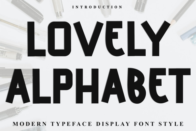 Lovely Alphabet Font - Free Font