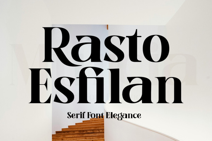 Rasto Esfilan Font - Free Font