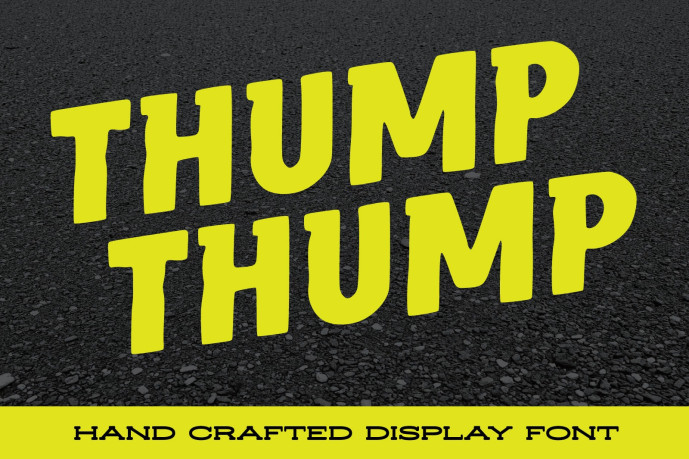 Thump Thump Font - Free Font
