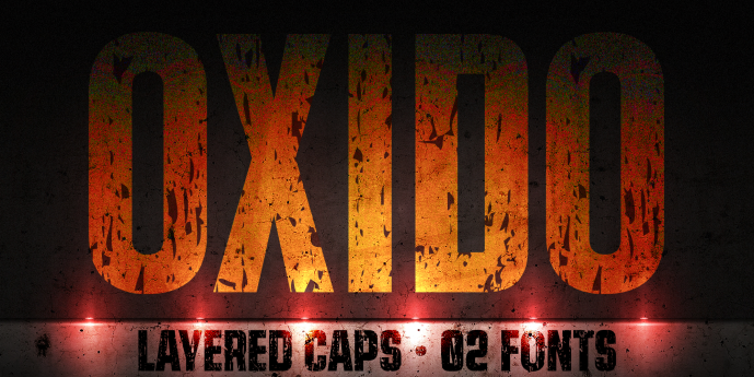 Oxido Eroded Font - Free Font