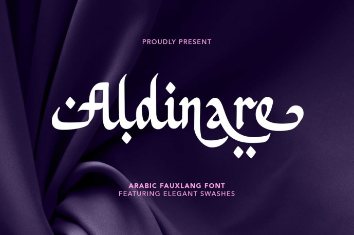 Aldinare - Bold Arabic Font - Free Font