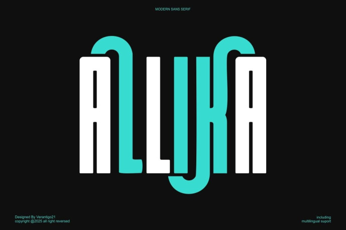 Allika Sans Serif Font - Free Font