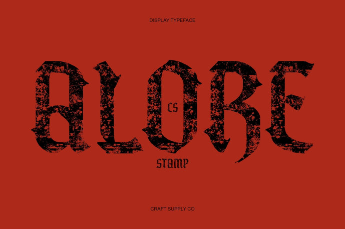 Alore Stamp Display Font - Free Font