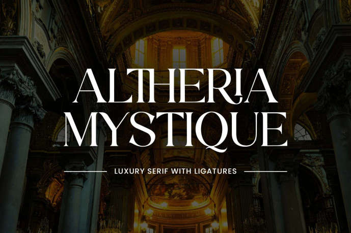 Altheria Mystique Luxury Serif Font - Free Font