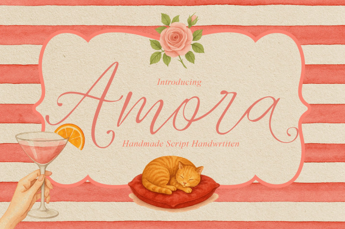 Amora Handwritten Font - Free Font