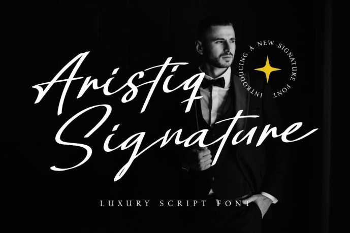 Aristiq Signature Luxury Font - Free Font