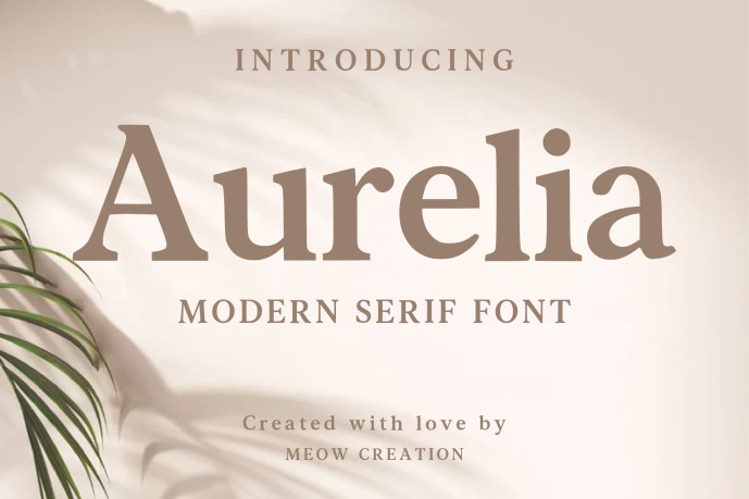 Aurelia Font - Free Font