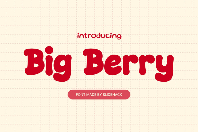 BigBerry - Fun Display Font - Free Font