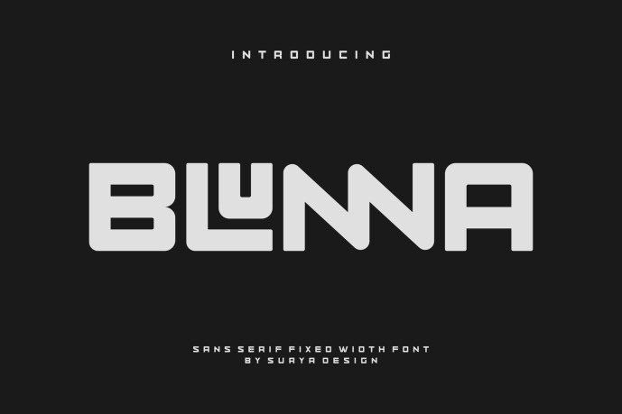 Blunna Display Font - Free Font