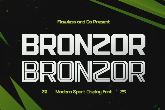 Bronzor Display Font - Free Font