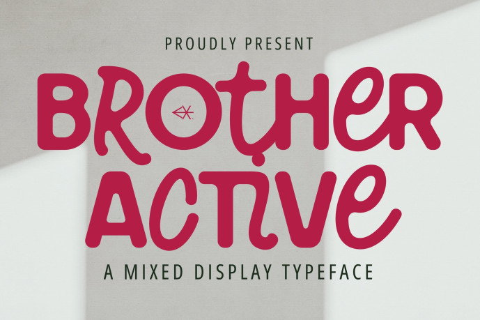Brother Active Display Font - Free Font
