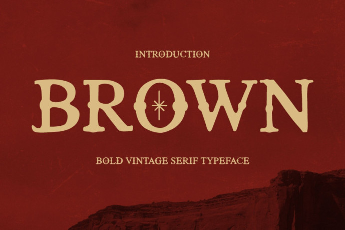 Brown Vintage Font - Free Font