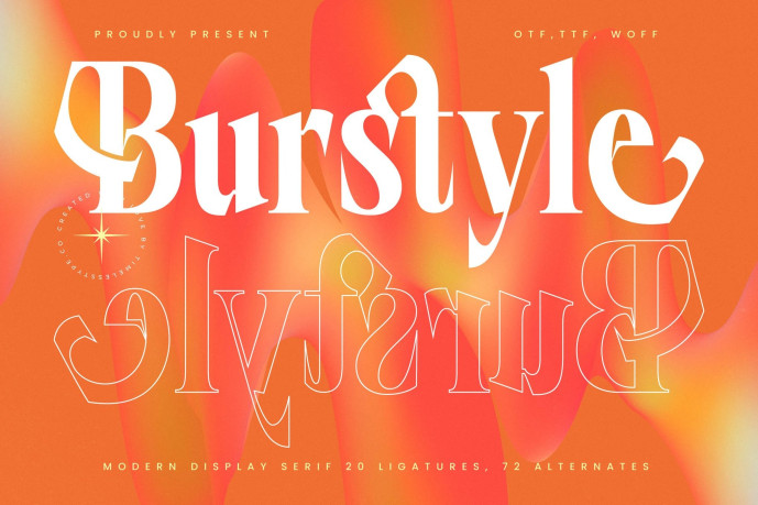 Burstyle Serif Font - Free Font