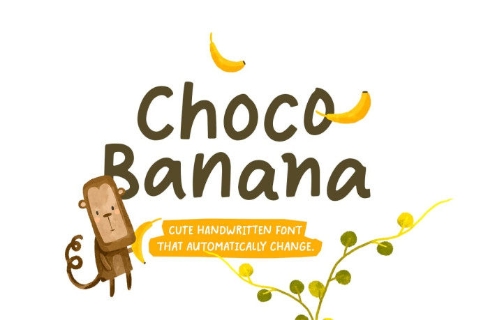 Choco Banana Script Font - Free Font